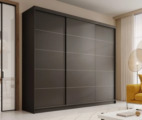 ADRK Furniture Posuvná skříň Andy 250 ADRK-SW-AND-B-250