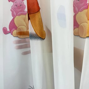 Dětská voálová záclona Lesní kamarádi II metráž Ervi