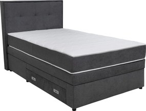 XXXLutz POSTEL BOXSPRING, 120/200 cm, tmavě šedá Hom`in - Jednolůžkové postele - 001933002504