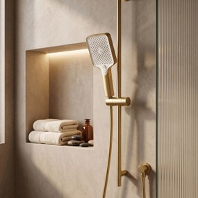 Rea, Sprchová hlavice REA JS-031 BRUSH GOLD, REA-03905
