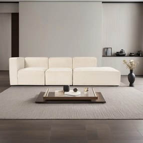 Hanah Home Třímístná pohovka MORE M krémová