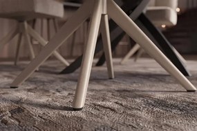 Designová otočná židle Narayan béžová