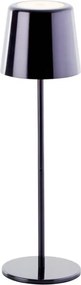 Brilliant G40939/76  Stolní AKU lampa XAANA černý chrom USB-C , CCT