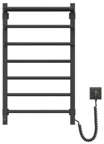 Koupel. elektrický radiátor s term. FORTIS 350W/230V 80,6 cm IP44 černá pravá
