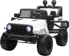 HOMCOM Dětské Elektrické Auto pro Děti od 3 Let - Všestranný Buggy s 12V Baterií, 2 Motory, Dálkovým Ovladačem 2.4G, Světlomety, Klakson, Nastavitelno