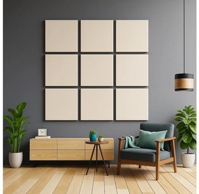 Pyrotek Akustický panel SILENCE 58x58 cm krémová 17075-AP-001