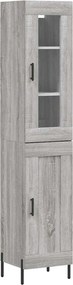 Skříň highboard šedá sonoma 34,5 x 34 x 180 cm kompozitní dřevo 3199503