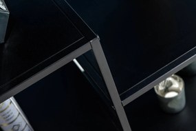 Designový regál Damaris 90 cm černý