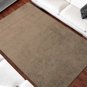 Shaggy jednobarevný koberec v béžové barvě Šířka: 200 cm | Délka: 300 cm