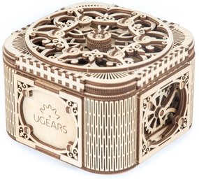 Ugears 3D mechanické puzzle Šperkovnice 190 ks