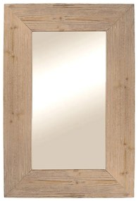 Přírodní antik nástěnné zrcadlo z recyklovaného dřeva Cilla - 60*5*90 cm