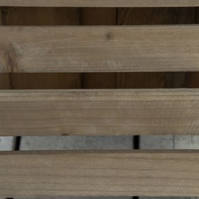 Outsunny sada 2 válečků na rostliny na kolečkách s brzdami 30x30cm tmavě hnědá pro vnitřní i venkovní použití | Aosom.de