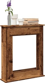 vidaXL Krbový rám 75x20x87,5 cm, konstrukční dřevo [854581] Barva: Staré dřevo