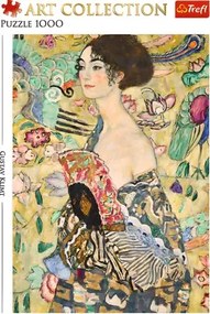 TREFL Puzzle Art Collection: Dáma s vějířem / 1000 dílků / 48 x 68,3 c