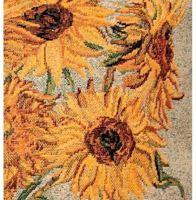 Gobelínový povlak na polštář  - Tournesols by Vincent van Gogh