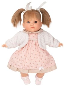 Luxusní mluvící dětská panenka-holčička Berbesa Natálka 40cm Barva: Růžová