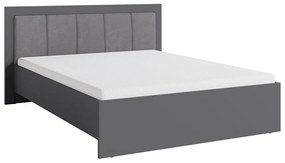 SMART a | dvoulůžko postel SR6 | s úložným prostorem + rošt | 160x200 cm | antracit