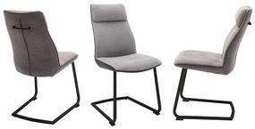 Židle Aden Barva: vintage sivá/ tmavosivá zadná strana