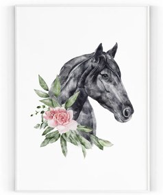 Plakát / Obraz Kůň Samolepící plátno A4 - 21 x 29,7 cm