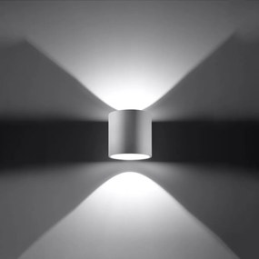Sollux Lighting Nástěnné svítidlo ORBIS 1 bílé