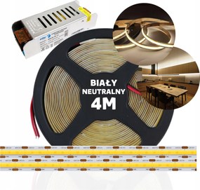 Led pásek neon Cob neutrální bílý 4M 12V