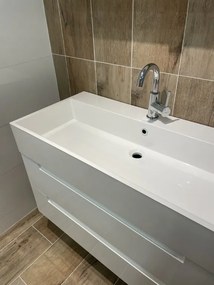 Lavedo Toscana White 100 koupelnová skříňka s umyvadlem