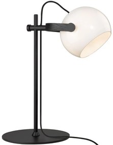 OnaDnes -20% Opálově bílá plastová stolní lampa Halo Design DC