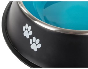 Černá kovová miska pro psa/kočku FURBY