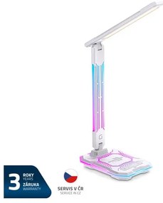 Lampa stolní GETI GTL106W s RGB podsvícením
