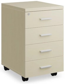 Kontejner SimpleOffice 40 x 48 cm - 4 zásuvky, bříza