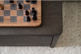 Komoda v dekoru dubu v tmavě přírodní barvě 180x50x40 cm Melstone – Rowico