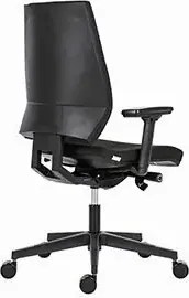 Powerton Sima černá / Kancelářské ergonomické křeslo / nosnost 130 kg