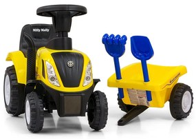 Odrážedlo NEW HOLLAND T7 TRAKTOR Milly Mally žluté