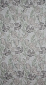 ZÁVĚS NA KROUŽCÍCH MILLIE 140X250 CM KVĚTY