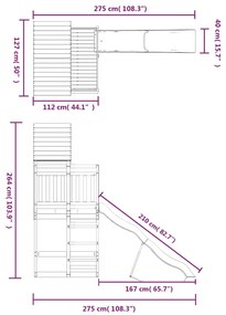 Dětské Hřiště Na Zahradu - Masivní impregnované borové dřevo