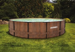 Marimex | Bazén Marimex Florida 3,66x0,99 m se zabudovaným skimmerem - motiv TEAK (poškozený obal) | 103402852