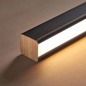 Závěsný LED lustr APP1447-CP 80 cm černý/neutrální bílá