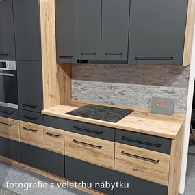 Kuchyňská linka INFINITY s | 170x310 cm | artisan/šedá mat