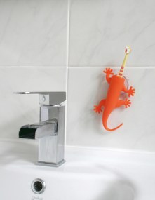 Držáček kartáčku  J-ME Larry The Lizzard, více variant Barva: zelený