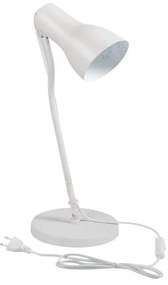 LUMINES Stolní idustriální lampa JUSI, 1xE27, 5W, bílá 36270