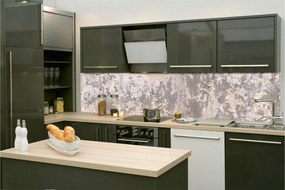 DIMEX | Fototapeta do kuchyně Výstřední zeď KI-260-152 | 260 x 60 cm | krémová, šedá