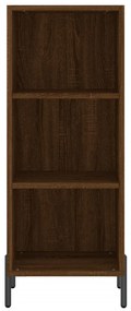 Skříň highboard hnědý dub 34,5 x 34 x 180 cm kompozitní dřevo