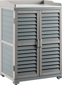 Zahradní skříně a úložné boxy Wiltec – šedá (52415)