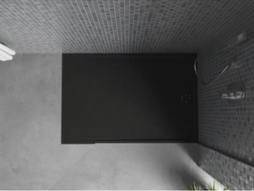 Mexen Amon, SMC obdélníková sprchová vanička 130 x 90 cm, černá, 4F709013