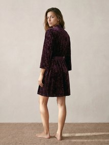Sinsay - Jednobarevný kimono župan - burgundy