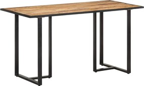 Jídelní stůl 140 cm hrubé mangovníkové dřevo 320691