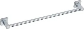 MSV LUCCA nástěnný držák na ručníky chromovaný zinek 45 CM