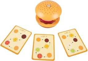 Montessori dřevěný hamburger Kruzzel 22673
