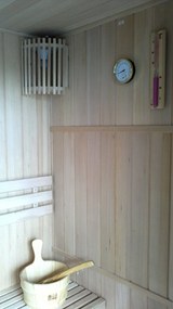 M-Spa - HARVIA - Suchá sauna so saunovou pecou pre 3 osoby, 154 x 110 x 192cm