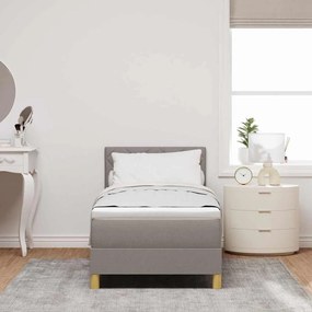 Postel s boxspringem s polštářem Taupe 80 x 200 cm textil 3338955